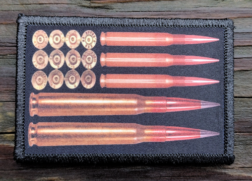 American Flag Bullets Morale Patch Hook and Loop Army Custom Tactical ...