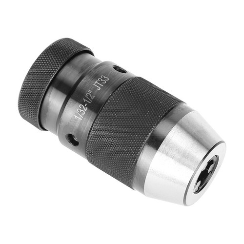 Keyless 1/32-1/2'' CNC Lathe Self-tightening Drill Chuck Bit Adapter ...