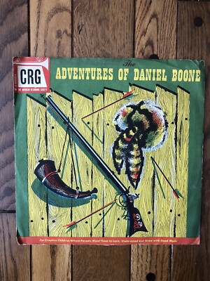 1949 The Adventures Of Daniel Boone Young People's Records 10" Vinyl 78 ...