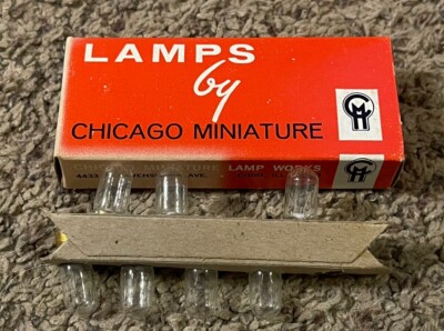 (7) NOS Chicago Miniature Lamp Bulbs CM1891 | eBay