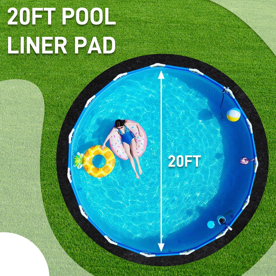 Aboveground Swimming Pool Floor Pad Above Ground Liner Guard Pools ...