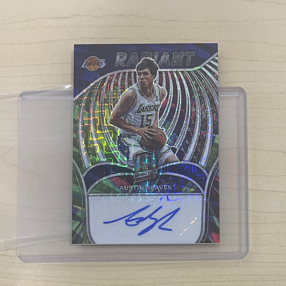 /25 Rookie Autograph MOJO Silver Prizm Panini Spectra Austin Reaves ...