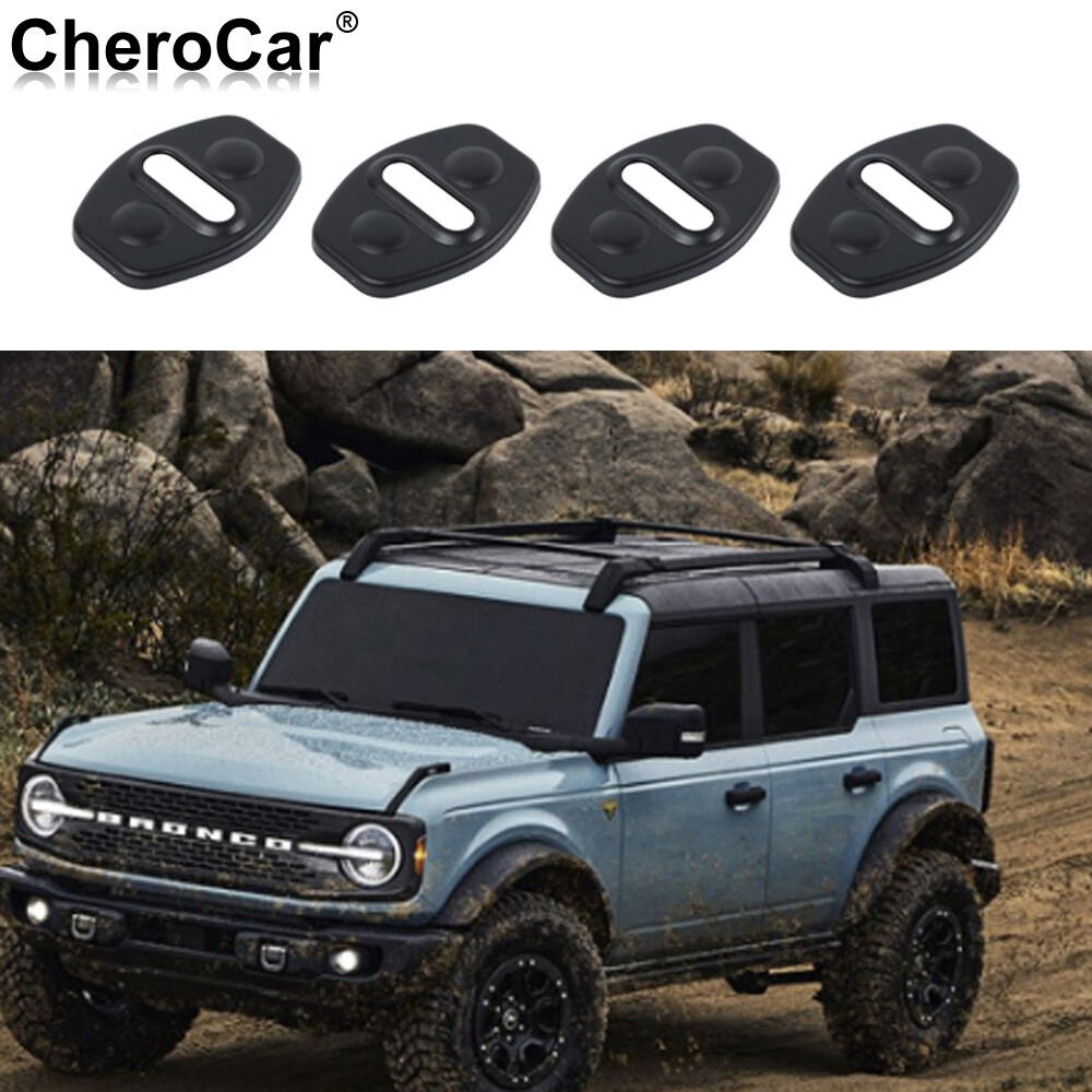 4Pcs Side Door Lock Protector Cover for Ford Bronco 21 22 23 24 25 ...