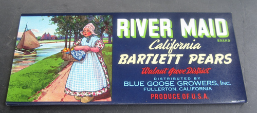 Wholesale Lot of 25 Old Vintage 1940's - RIVER MAID - Pear LABELS ...