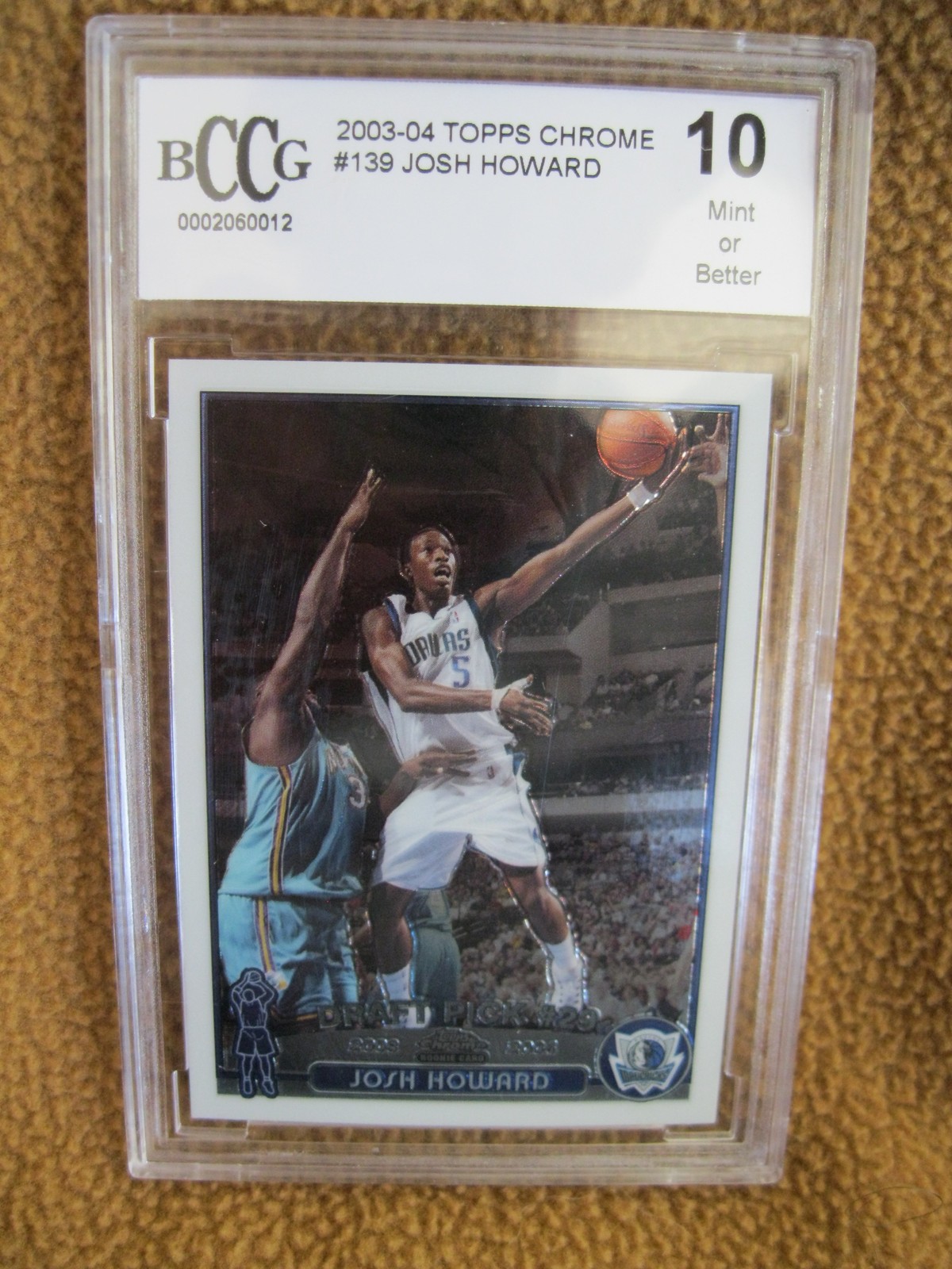 JOSH HOWARD RC 2003-2004 TOPPS CHROME ROOKIE SP BCCG10!MAVERICKS F RC ...