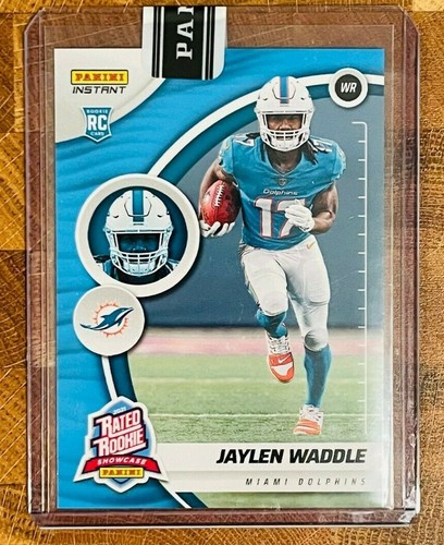 2021 Panini Instant Jaylen Waddle NFL Rated Rookie Showcase RC 5/25 SP ...