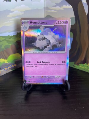 Houndstone 106/198 - Scarlet & Violet - Holo Rare - Pokemon Card TCG ...