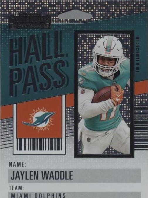 2023 Panini Contenders - Hall Pass Jaylen Waddle #8 for sale online | eBay