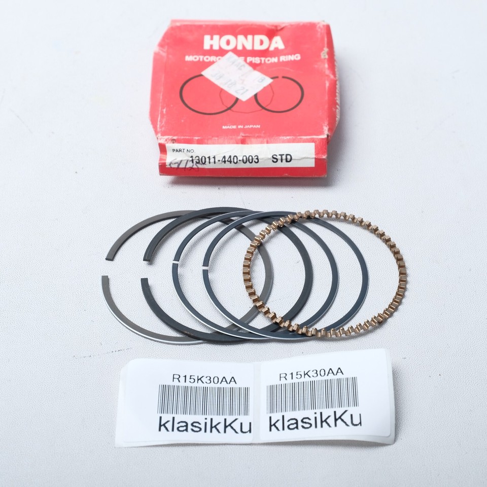 Honda CB125S XL125 XR125R GLX NX125 GL125 Piston Rings STD Nos 13011 ...