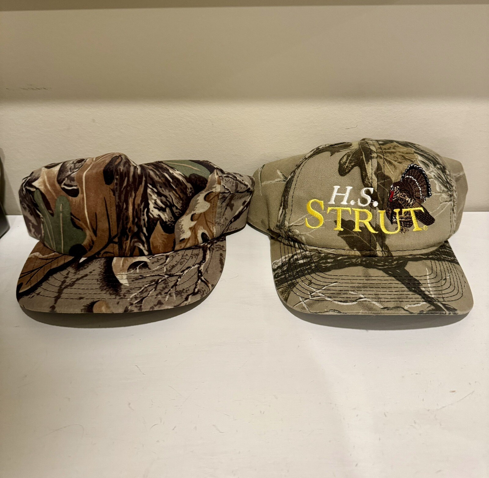 Vintage H.S. Strut Wild Turkey Camo Snapback Hat Plus Vintage Advantage ...