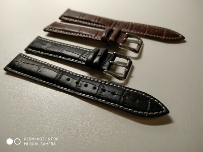 For-Rotary-Watch-BLACK/Brown-Genuine-Leather-Strap-Band-buckle 18/19/20 ...