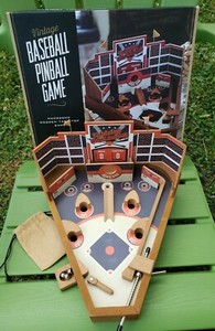 Wembly Vintage Baseball Wooden Pinball Game Tabletop rare handsome | eBay
