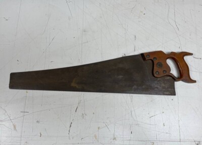 Henry Disston & Sons 26" Blade Hand Saw, 1917 - 1942, Etched Logo ...