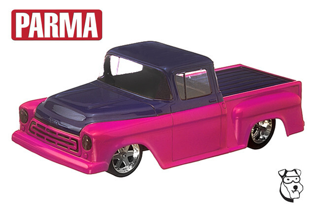 #10325 - 1/10 PARMA 1957 Chevy Truck .040" CLEAR RC '57 Vintage Body ...