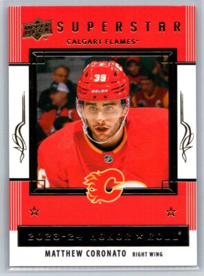 2023-24 Upper Deck #HR37 Matthew Coronato Calgary Flames Honor Roll | eBay