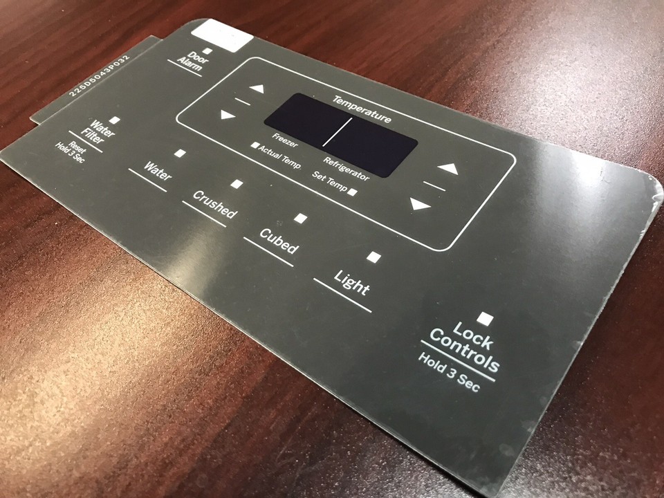 GE Refrigerator Dispenser Overlay compatible w WR55X34887/ WR55X35745 ...