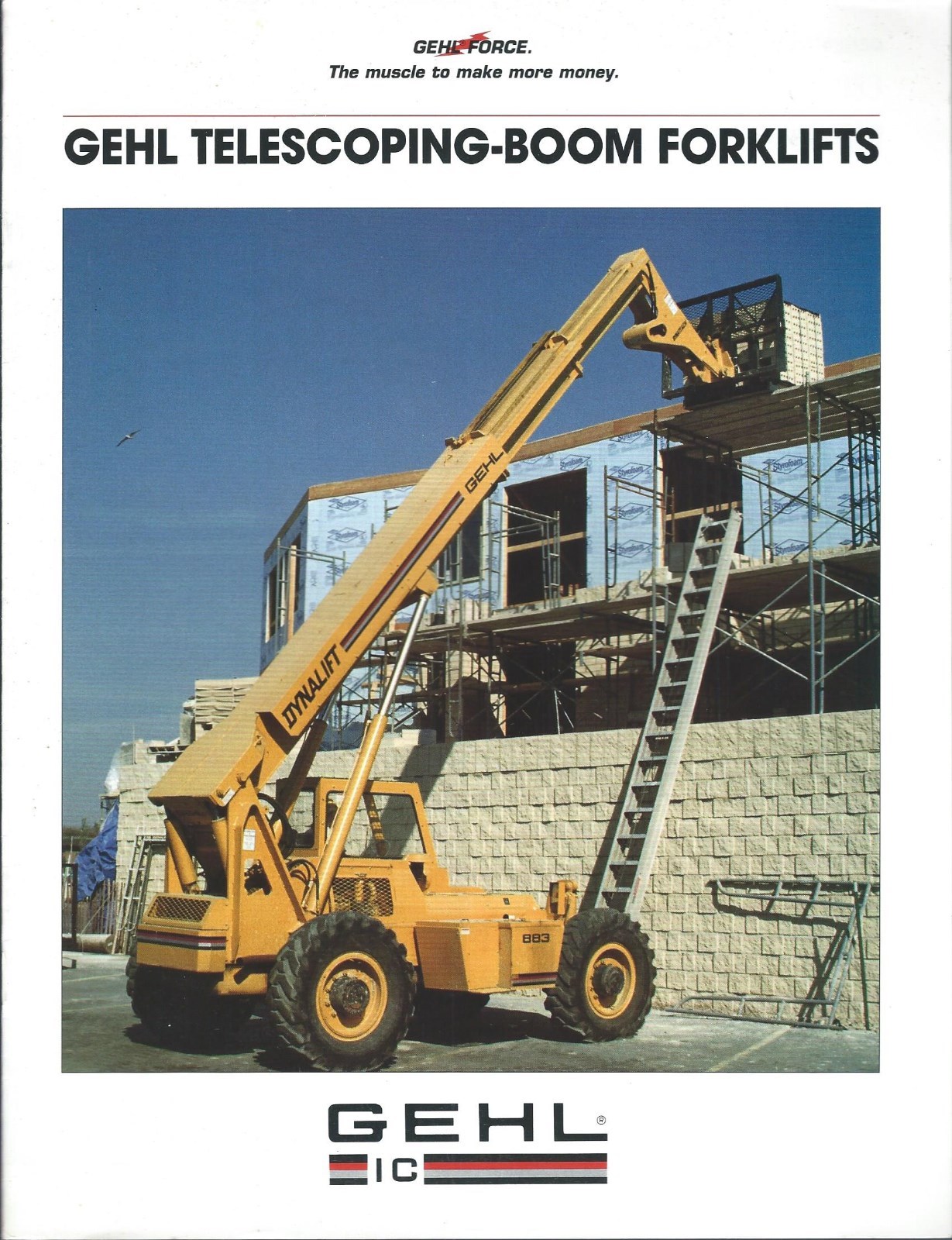 Fork Lift Truck Brochure - Gehl - 1083 et al - Telescoping Boom - 1991 ...