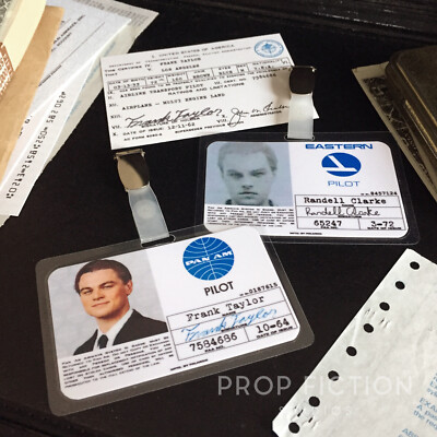 Catch Me If You Can - Prop Pan Am / Eastern ID / Airline Pilot Licence ...