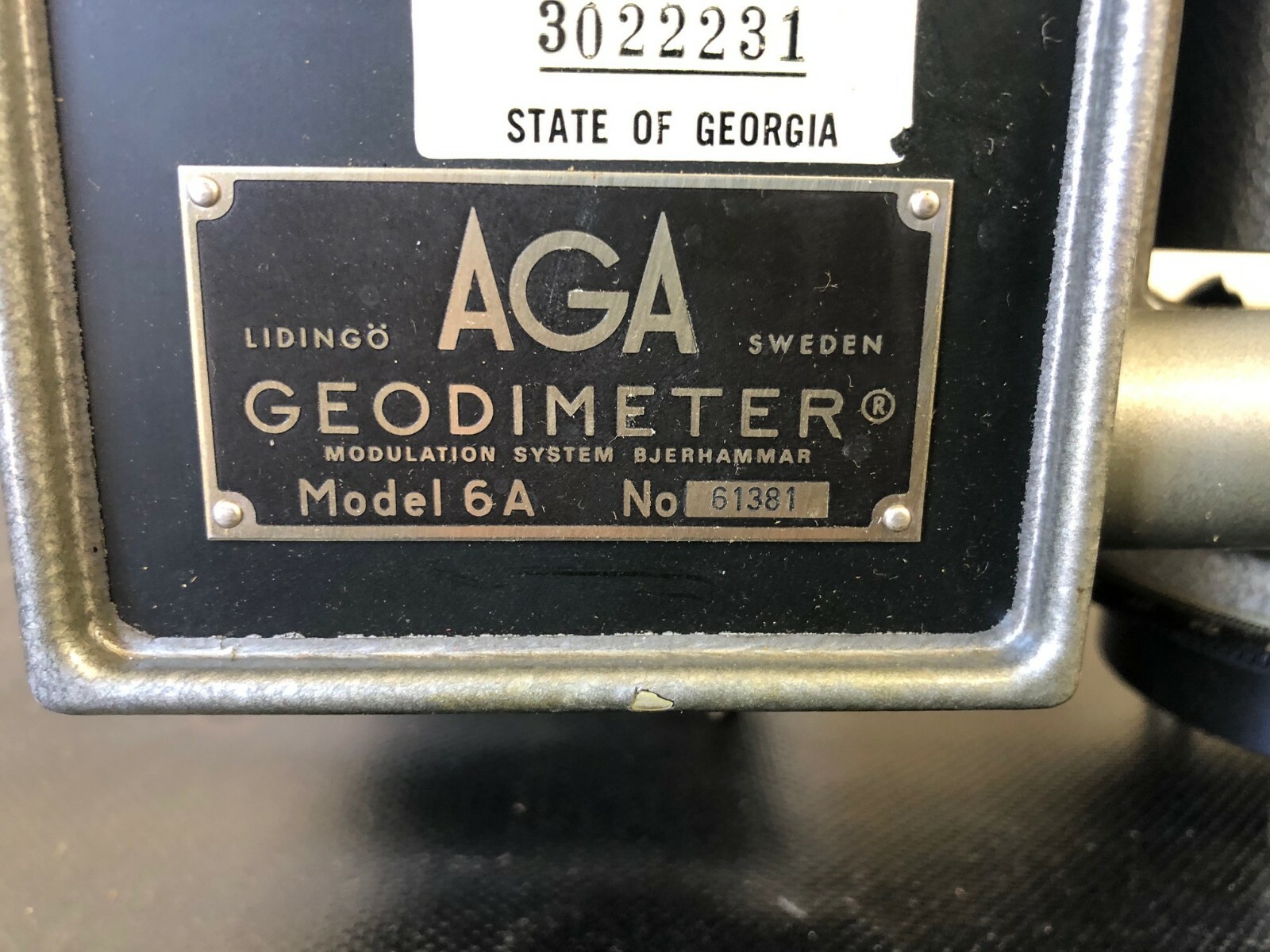AGA Geodimeter Model 6A with Case | eBay