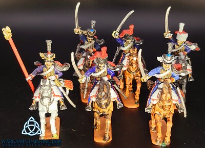 Painted French 4nd Hussars full set Napoleonic Wargames collection ...