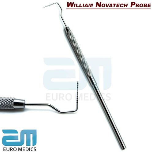Novatech Dental Periodontal Perio Probe Color Coded Endodontic Pocket ...