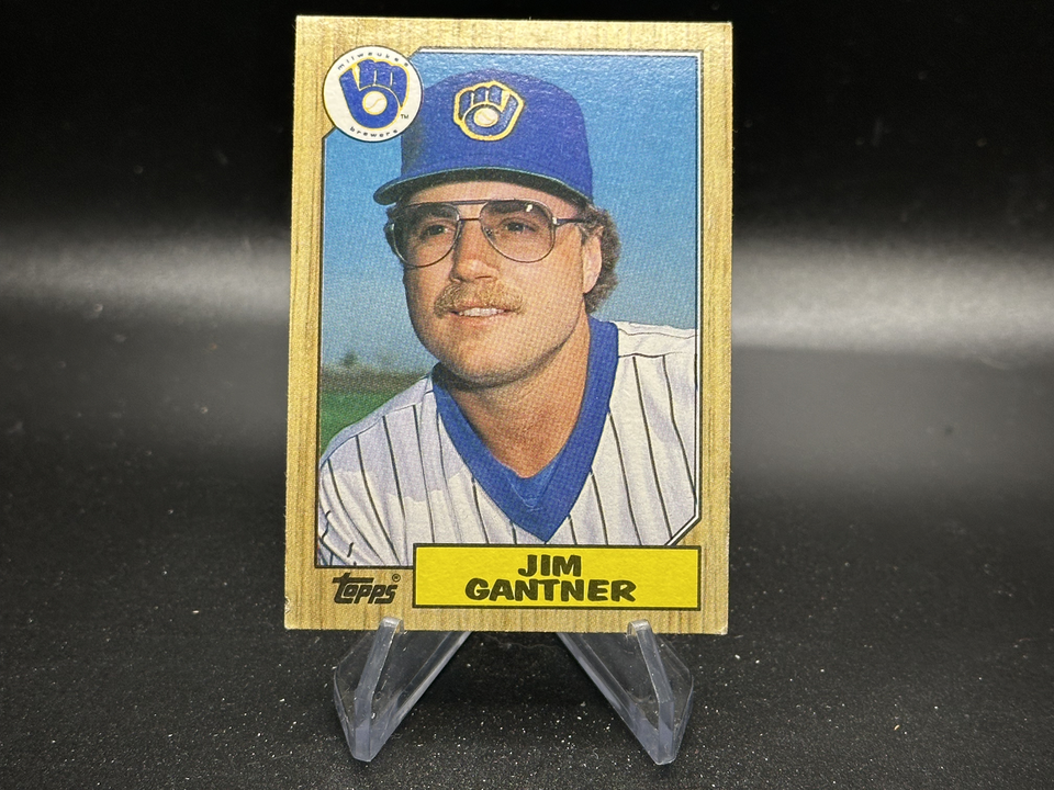 Jim Gantner - 1987 Milwaukee Brewers - Card 108 1987 Topps | eBay