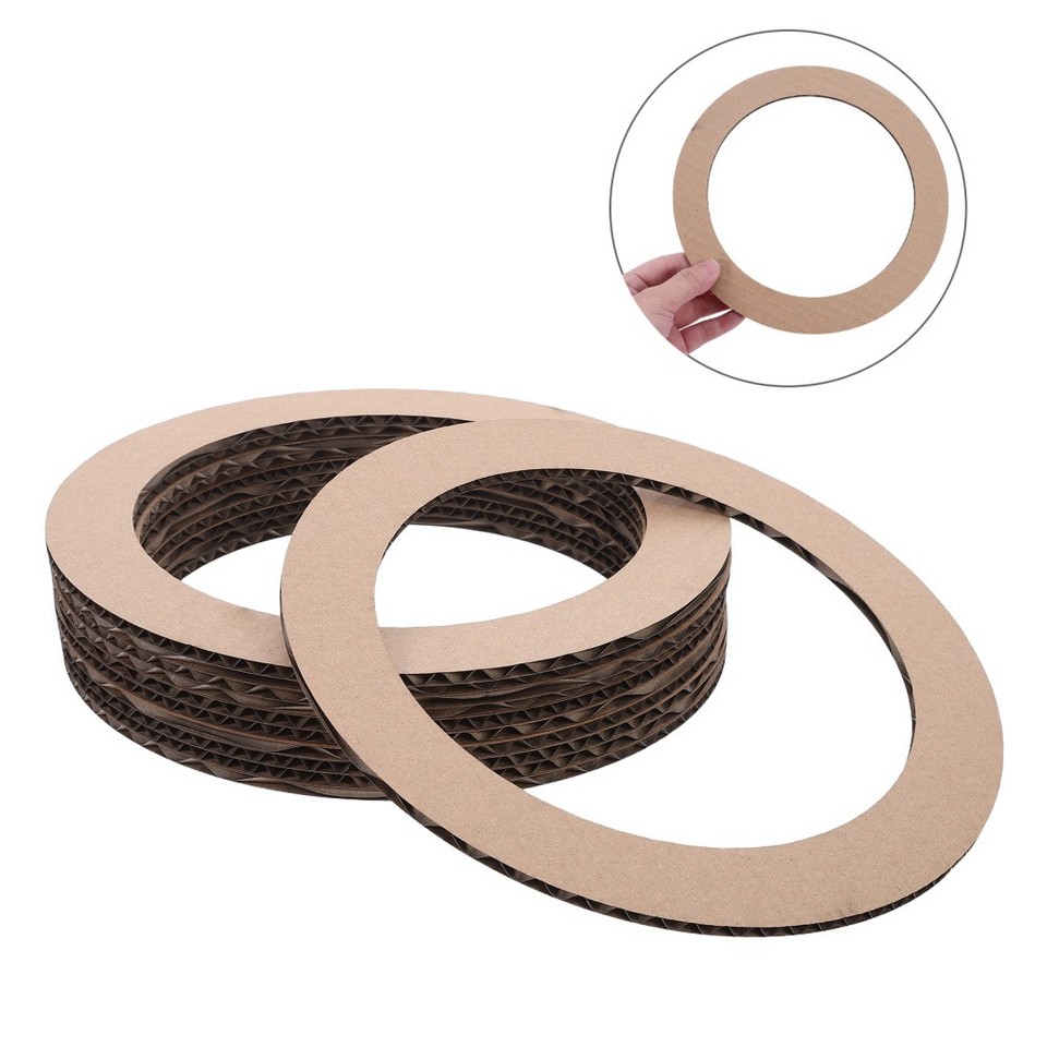 11pcs Paper Wreath Rings For Holiday Crafts, 20cm/7.9in Round ...