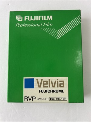 Fujifilm Fuji Velvia RVP Sheets Color Reversal Film Expired 1997 *Read ...