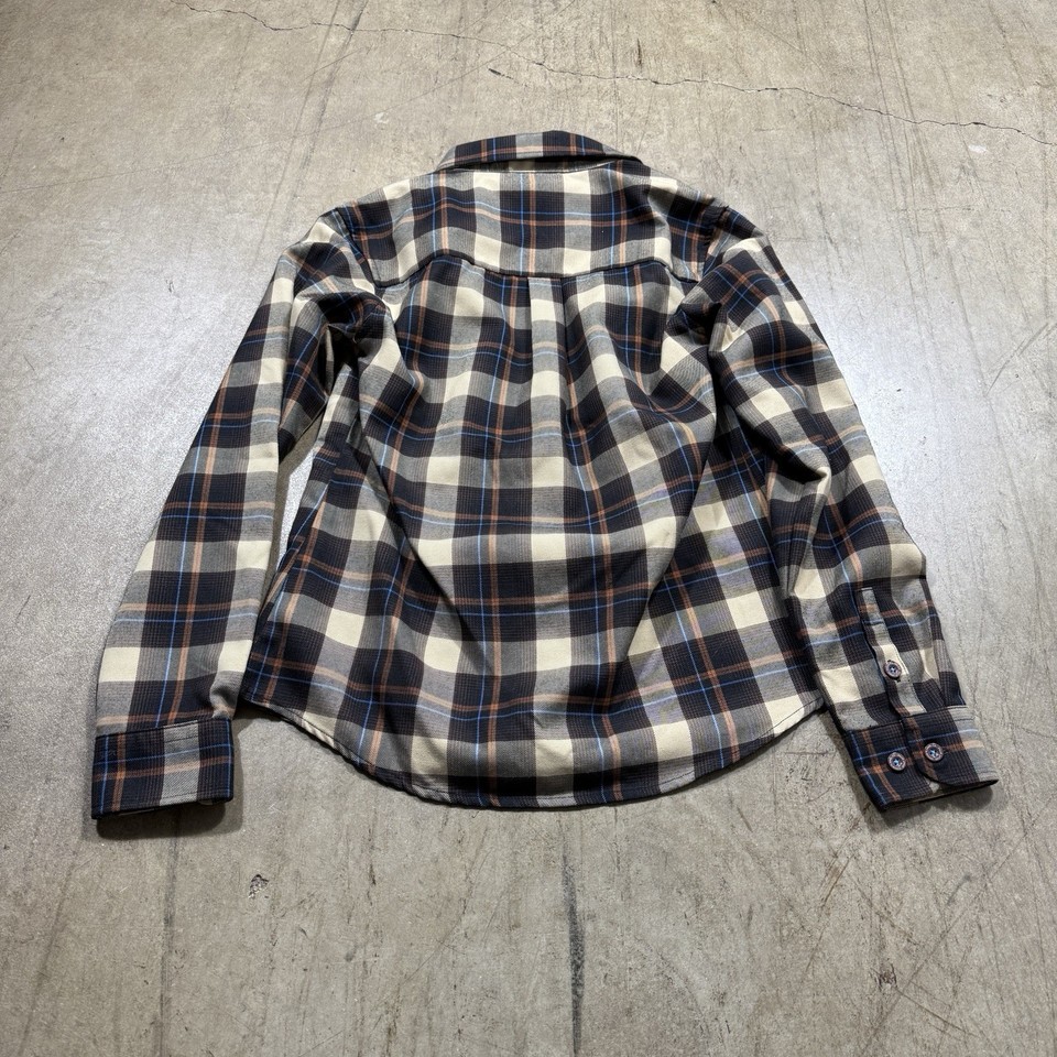 Dixxon Flannel Women’s Medium Brown Plaid Soft Snap Warfighter Grunt ...