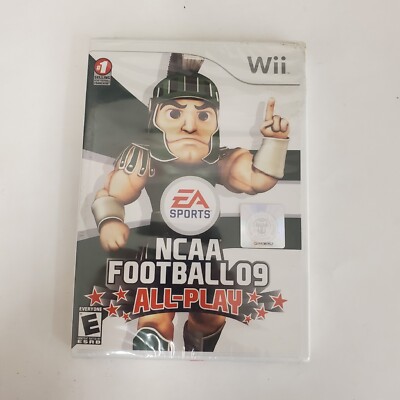 NCAA FOOTBALL 09 ALL-PLAY 🔥Fast Shipping🔥 🔥RARE🔥 (Nintendo Wii, 2008 ...