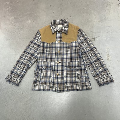 vintage pendleton western wear Wool jacket Plaid Tartan Size M 80s | eBay