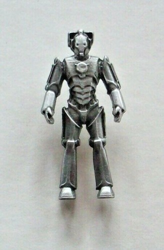 Doctor Who "Cyberman" Pewter 3D Metal Pin - New | eBay