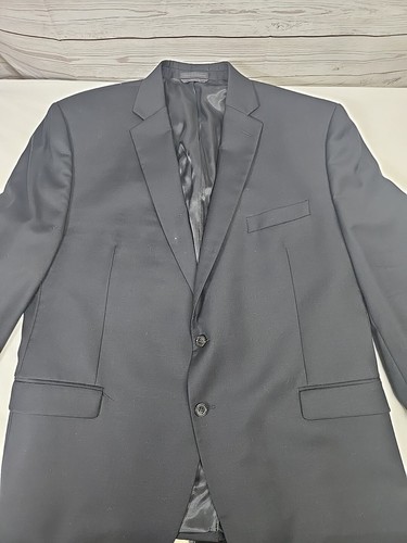 Vintage Lauren Ralph Lauren Men's Blazer Suit Jacket 48R Wool Black 2 ...