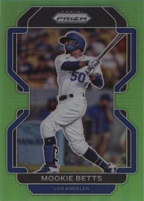 2022 Panini Prizm - Tier II Mookie Betts #191 Lime Green Prizm /125 for ...