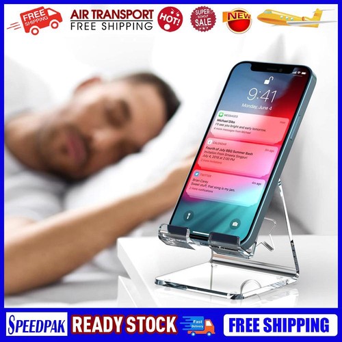Acrylic Mobile Phone Stand Lightweight Smartphone Holder Office Desk ...