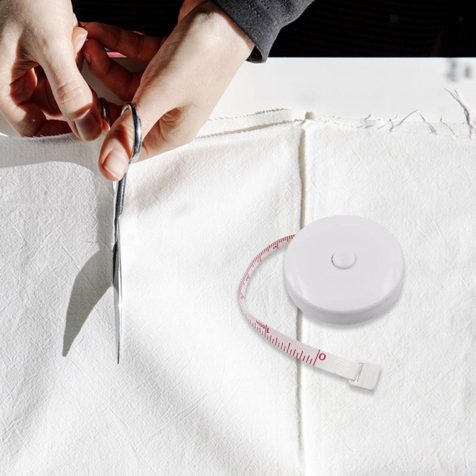 Cloth Tape Measure Dressmaker Fitness Measurment Double Scales Craft ...