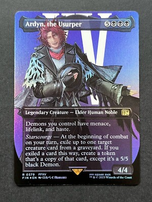 MTG Final Fantasy - Ardyn, the Usurper - Borderless Foil - Rare 0379 | eBay