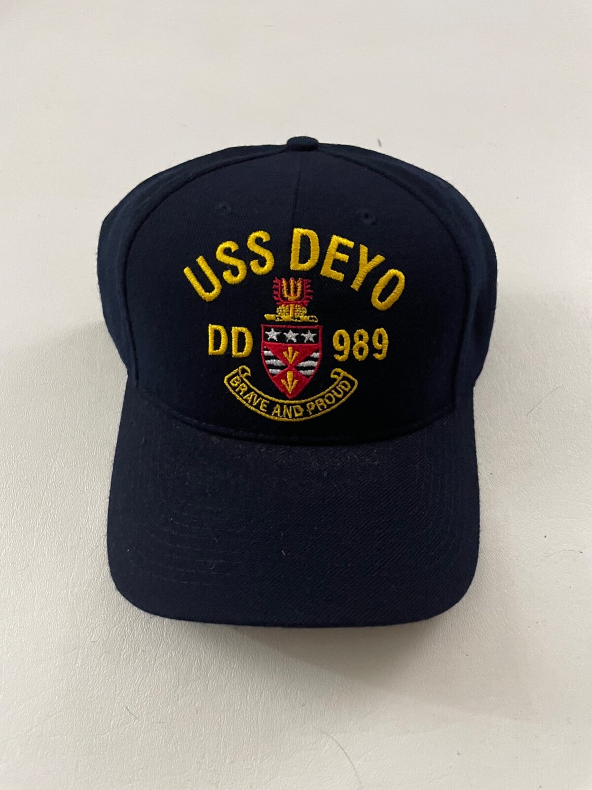 The Corps USS Deyo DD 989 Blue Snapback Baseball Cap One Size | eBay