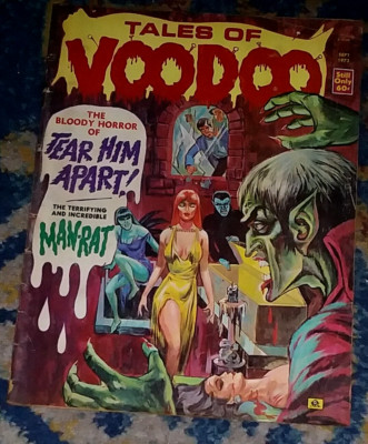 TALES OF VOODOO Sept., 1973 / Man-Rat, The Blood Monster | eBay