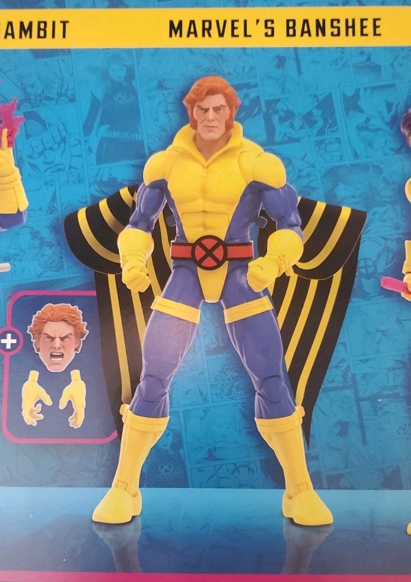 Marvel Legends The Uncanny X-Men Banshee 60th Anniversary 6" Figure ...