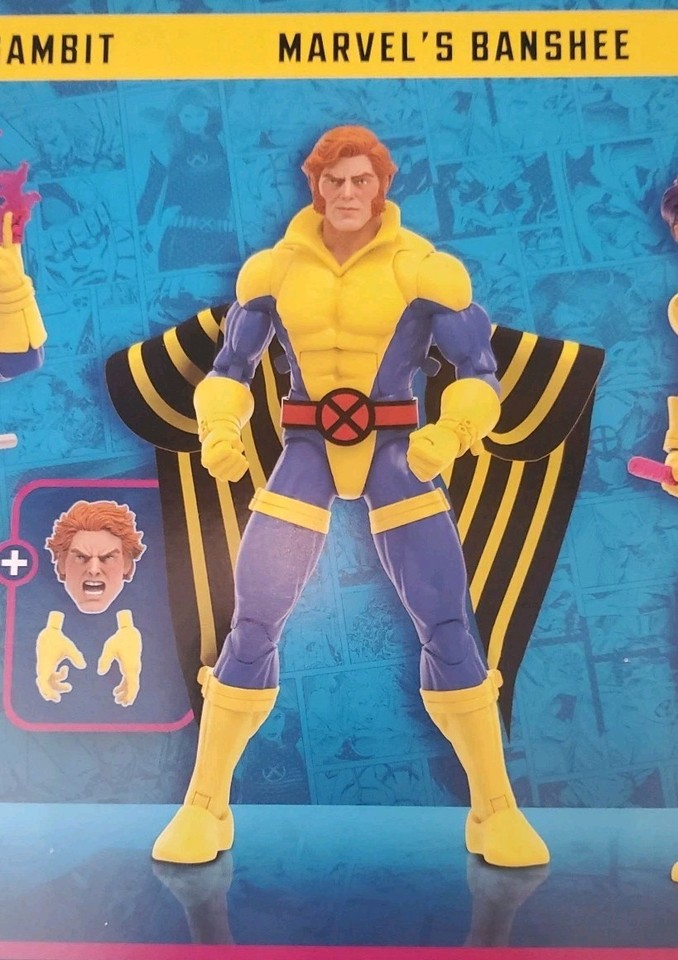 Marvel Legends The Uncanny X-Men Banshee 60th Anniversary 6" Figure ...