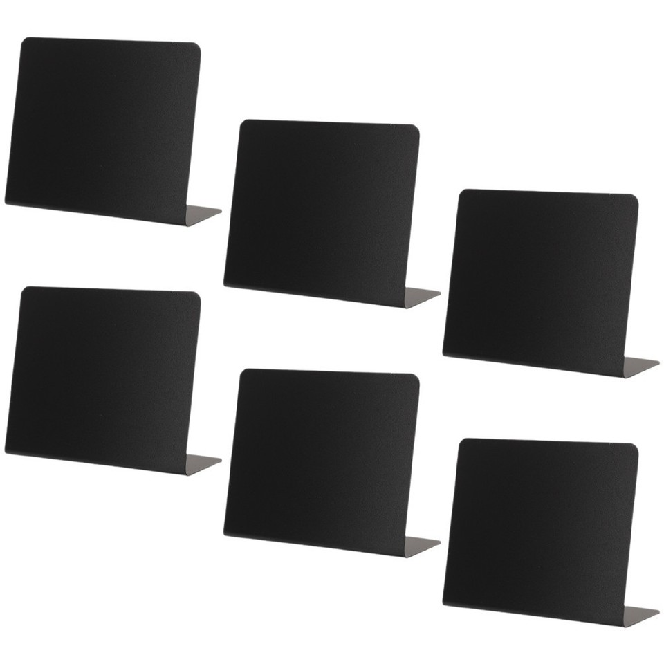 6 Pcs Message Blackboards Multifunctional Chalkboards Signs Tabletop ...