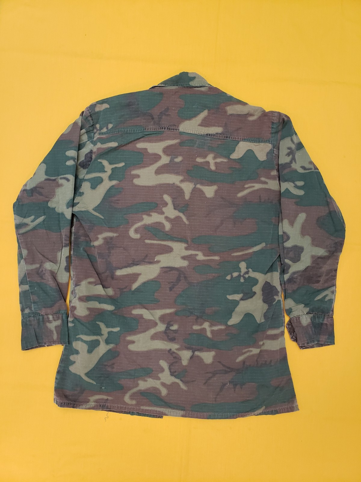 1968 USMC ERDL GREEN DOM RIP-STOP POPLIN JUNGLE JACKET SHIRT SM-REG | eBay
