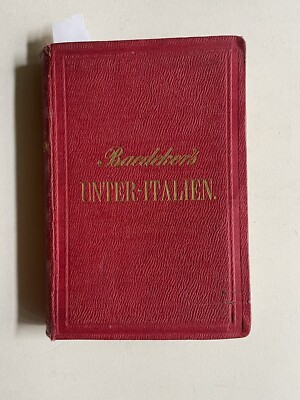 Baedeker Reiseführer, Karl Baedeker, Reiseführer, Baedeker 1872 Unter ...