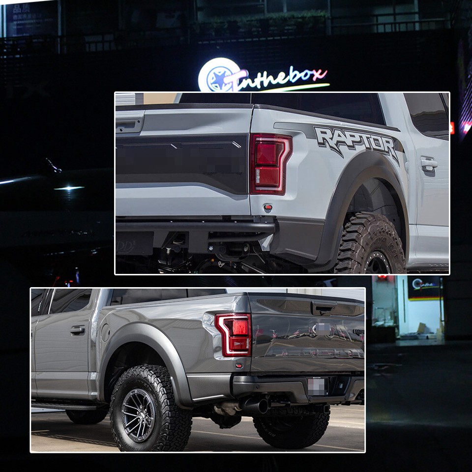 4PCS Smoked LED Strip Fender Marker Corner Lights For 17-up Ford F150 ...