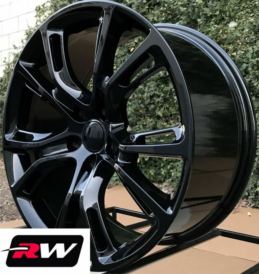 for Jeep Grand Cherokee SRT aftermarket Wheels 22" inch Gloss Black ...