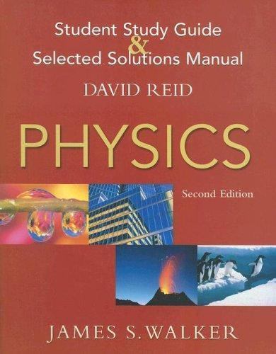 Physics Student Study Guide & Selected Solutions Manual 9780131406537| eBay