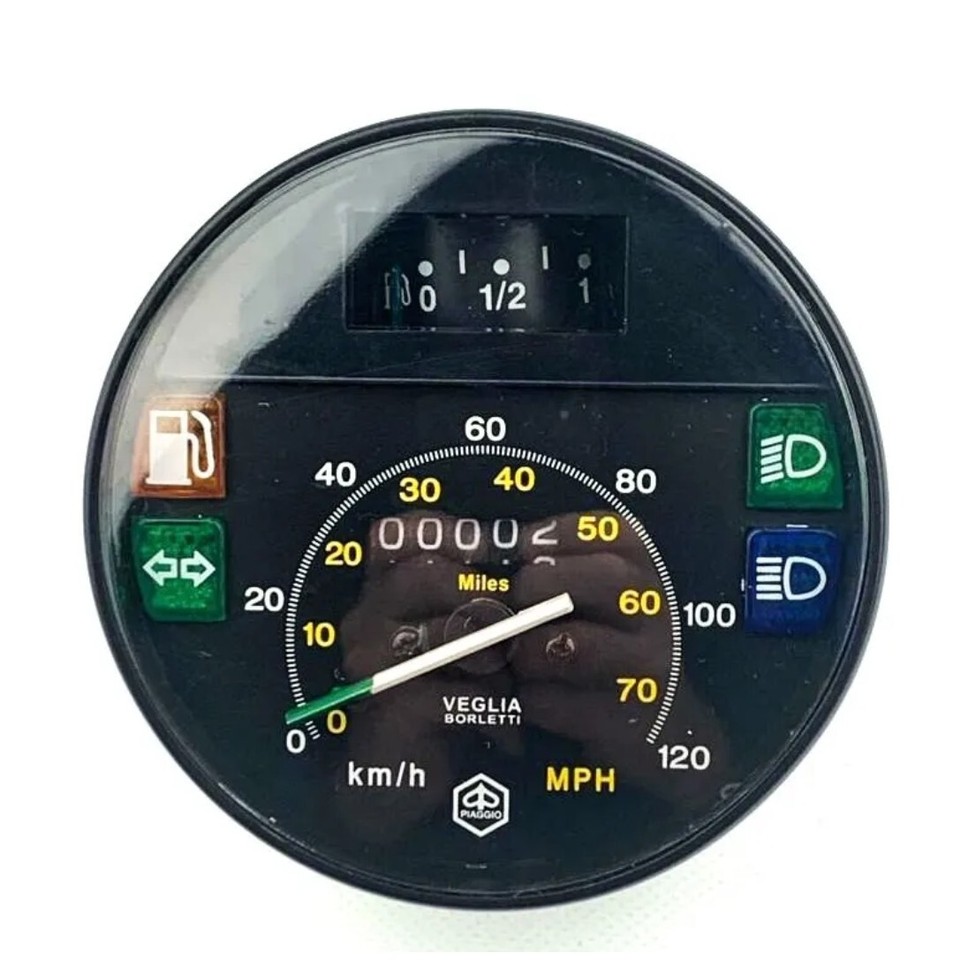 Vespa Px 125 - 200 EFL Speedometer Assembly PX Lusso | eBay UK
