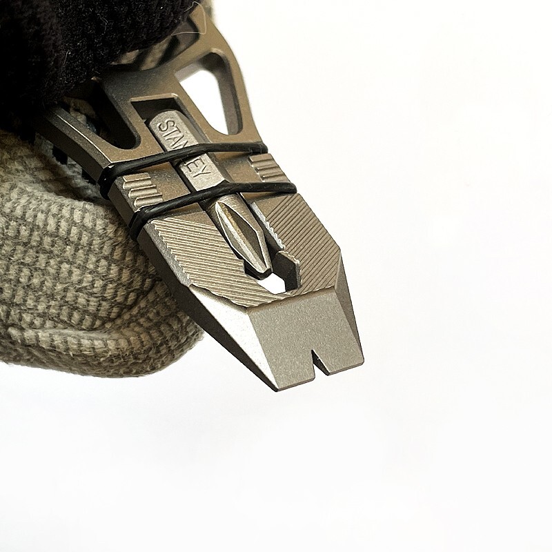 Multifunction Titanium Ti Pry Bar Crowbar Tools Opener Screwdriver Nail ...