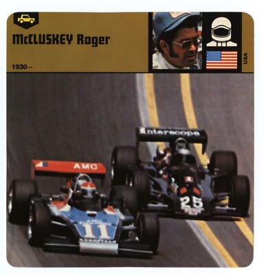 Roger McCluskey - Racing Driver Edito Service SA Auto Rally Card | eBay